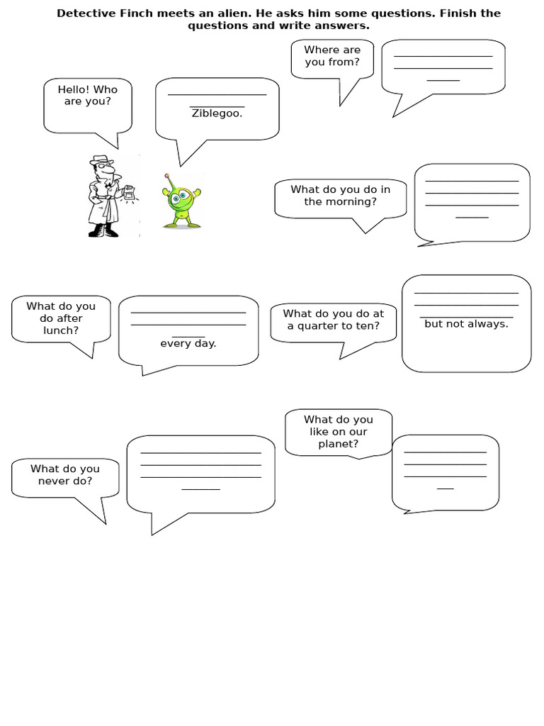 Alien Interview Warm Up | PDF