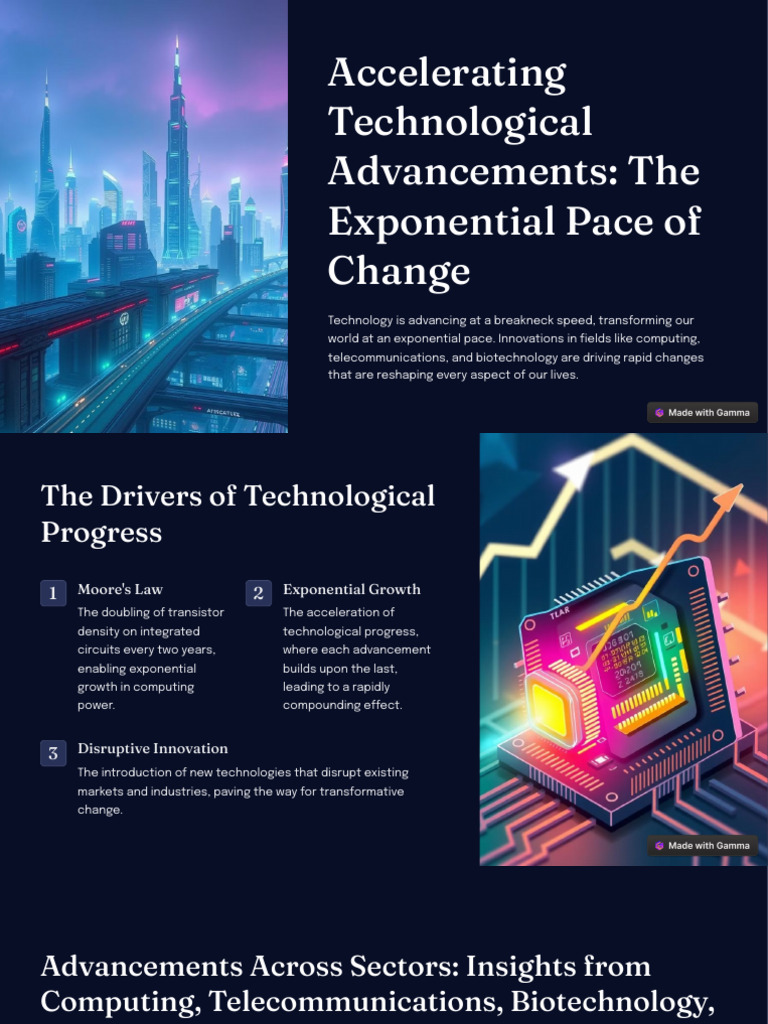 Accelerating Technological Advancements The Exponential Pace of Change ...