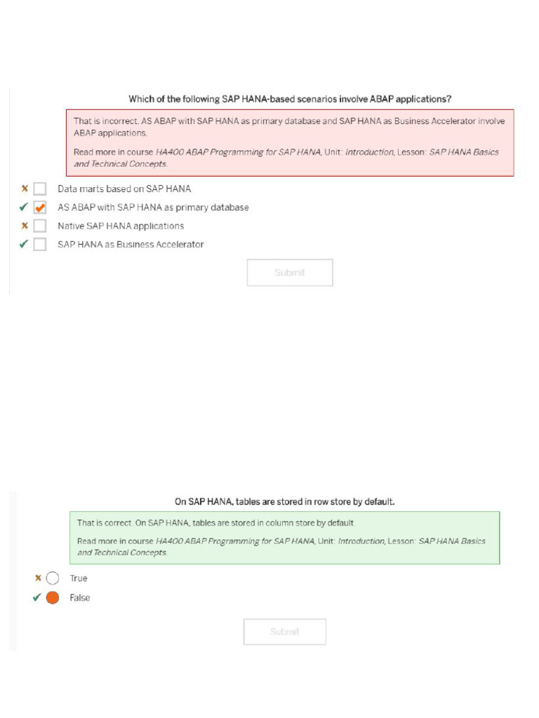 Assessment ABAP Programming For SAP HANA - AS14 | PDF