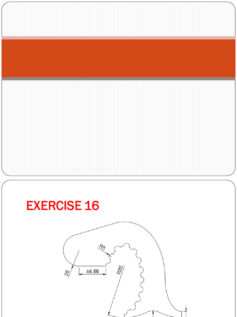 AutoCAD Exer 16-20 | PDF