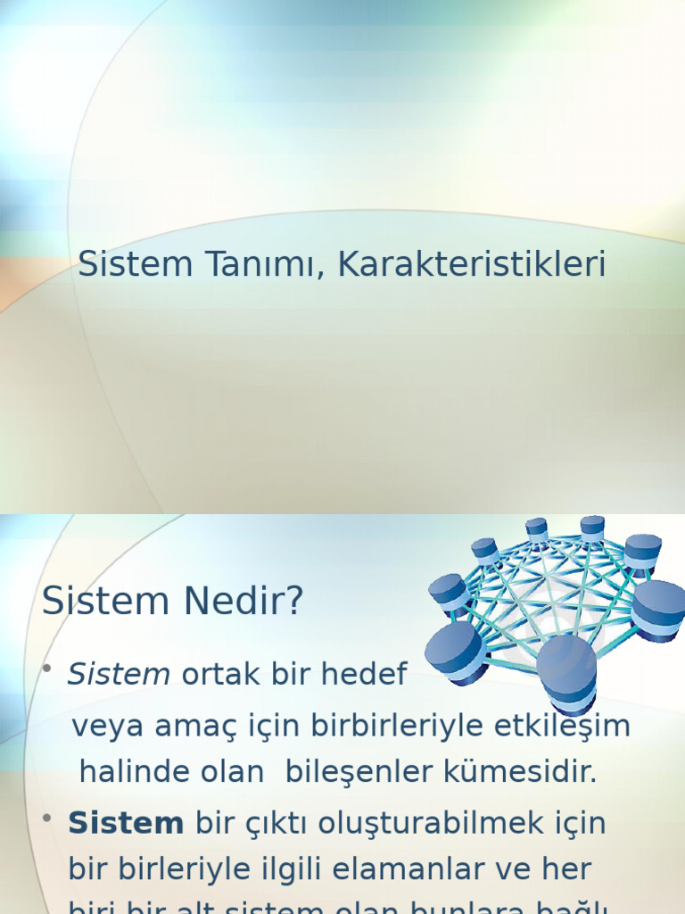 Sistem Tanimi | PDF