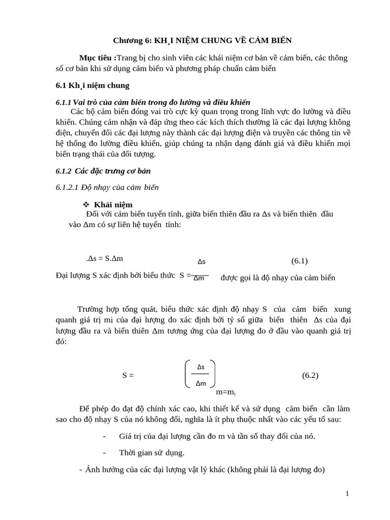 Do Luong Cam Bien 02 | PDF