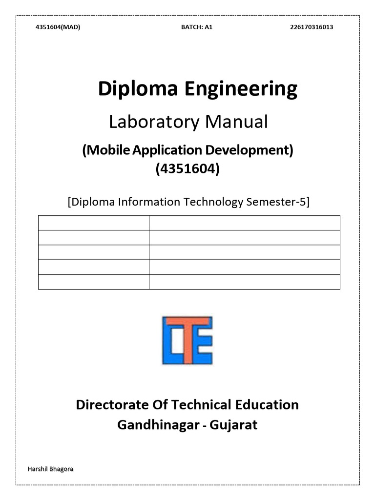 Mad Practicals Batch 241 | PDF | Android (Operating System) | Databases