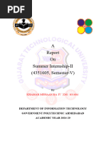 Internship Report Format | PDF | Internship | Job Hunting
