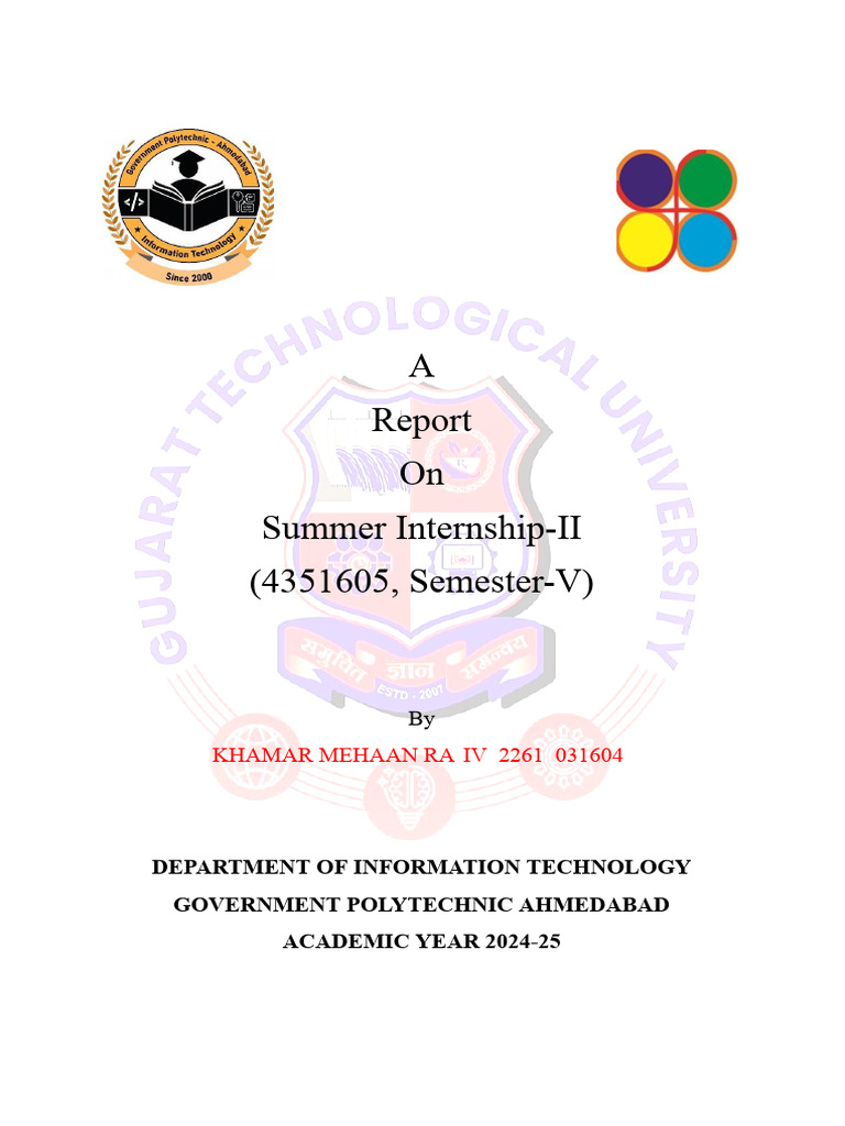 Sample Report | PDF | Mentorship | Behavior Modification