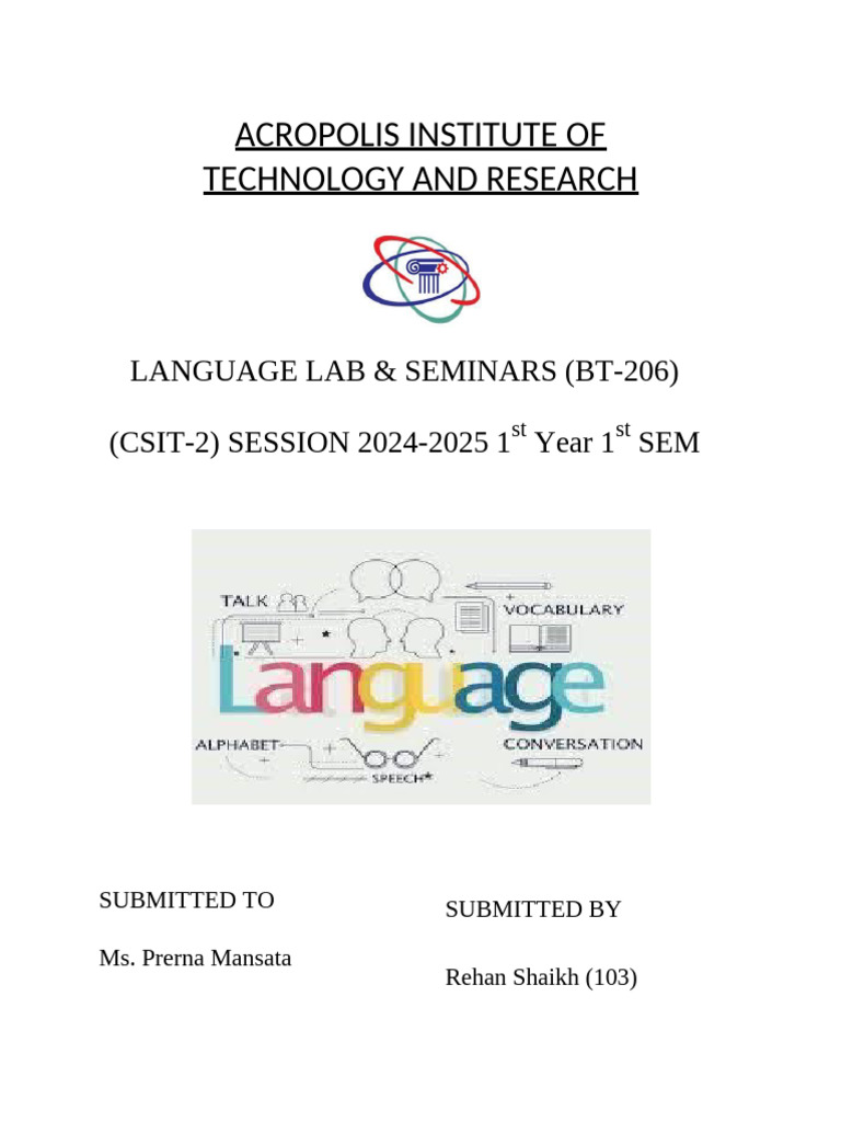 Acropolis Institute of Technology and Research | PDF