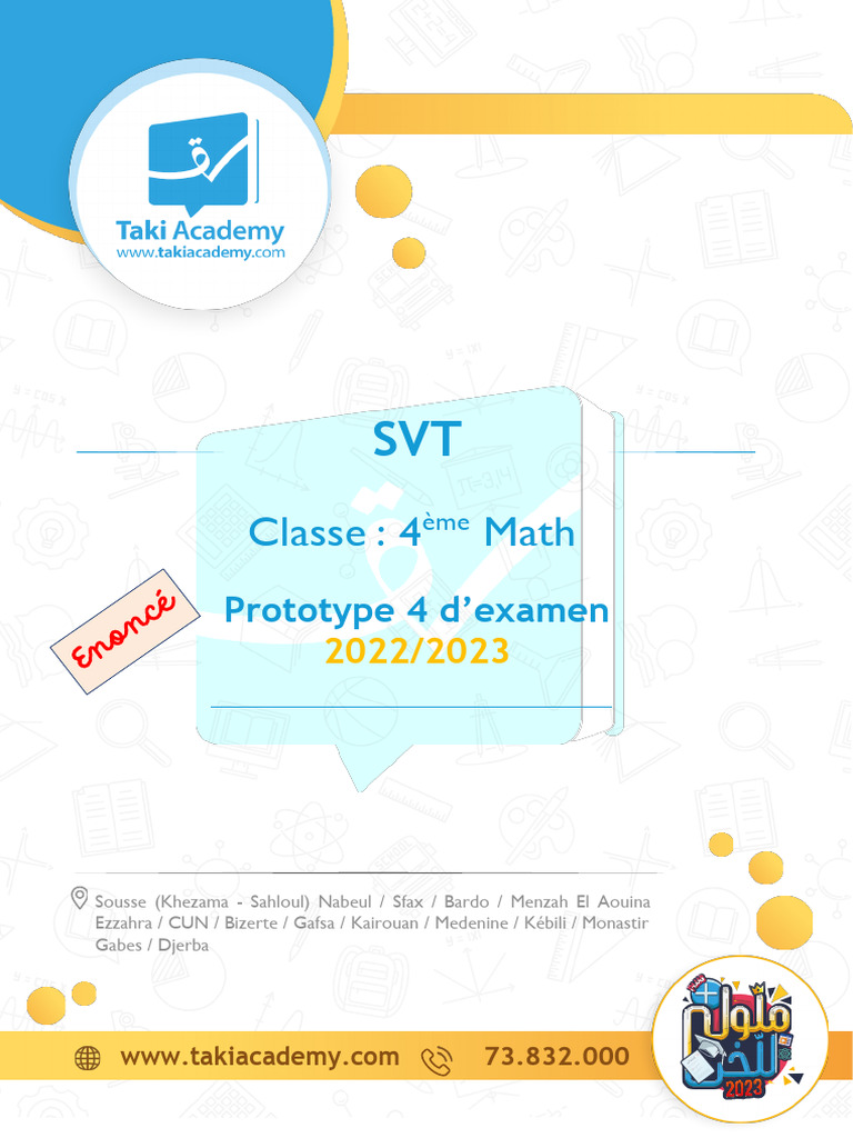 Enoncé - Prototype 4 D'examen 4M | PDF | Allèle | Dominance (Génétique)