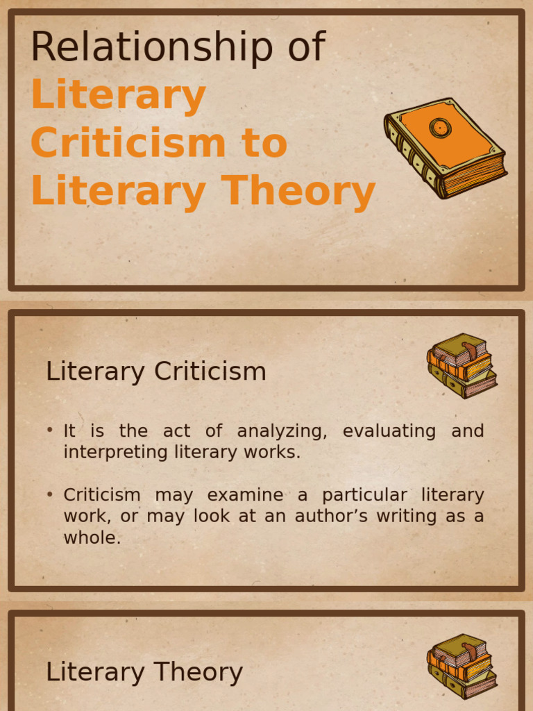 Relationship of Lit Crit To Literary Theory | PDF | Literary Theory | Literary Criticism