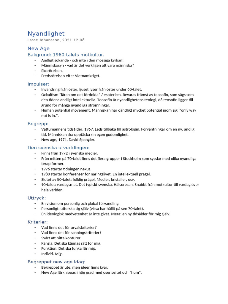 New Age | PDF