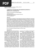 Mehlich 3 Extractable Elements | PDF | Filtration | Spectrophotometry