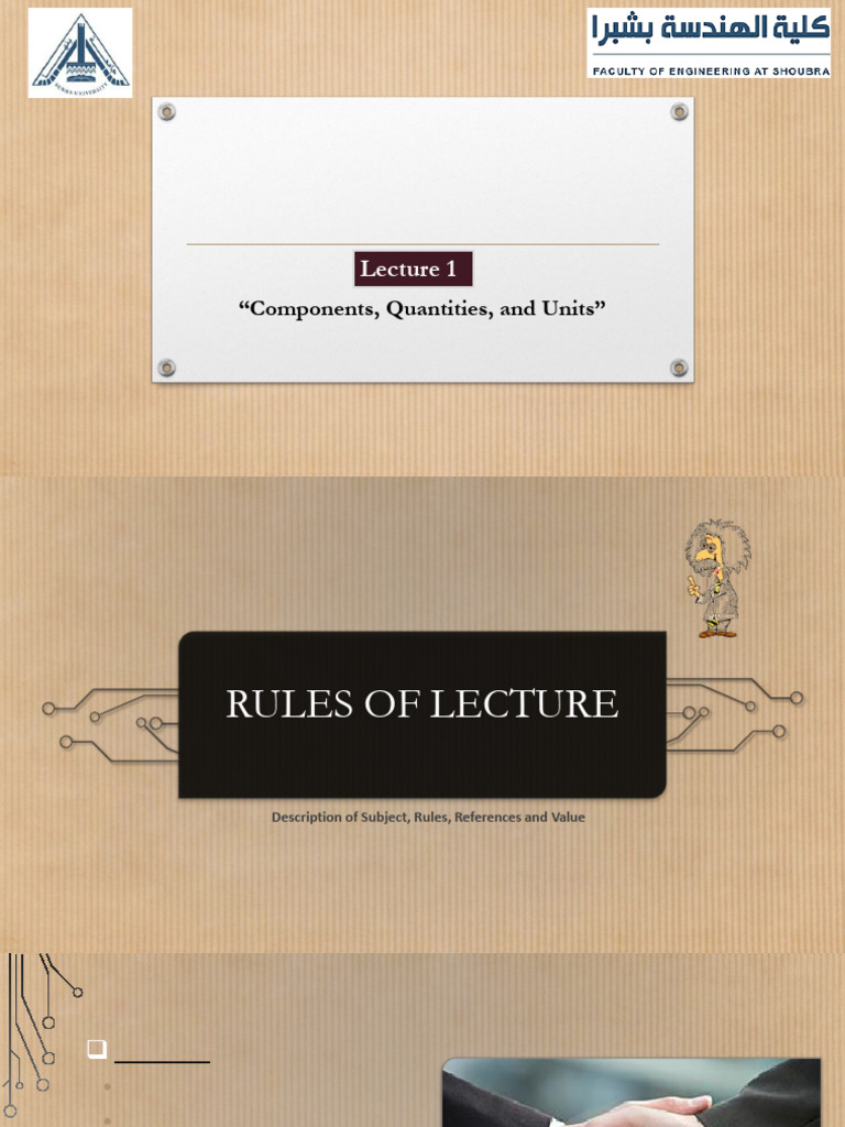 Lecture | PDF | Electrical Network | Voltage