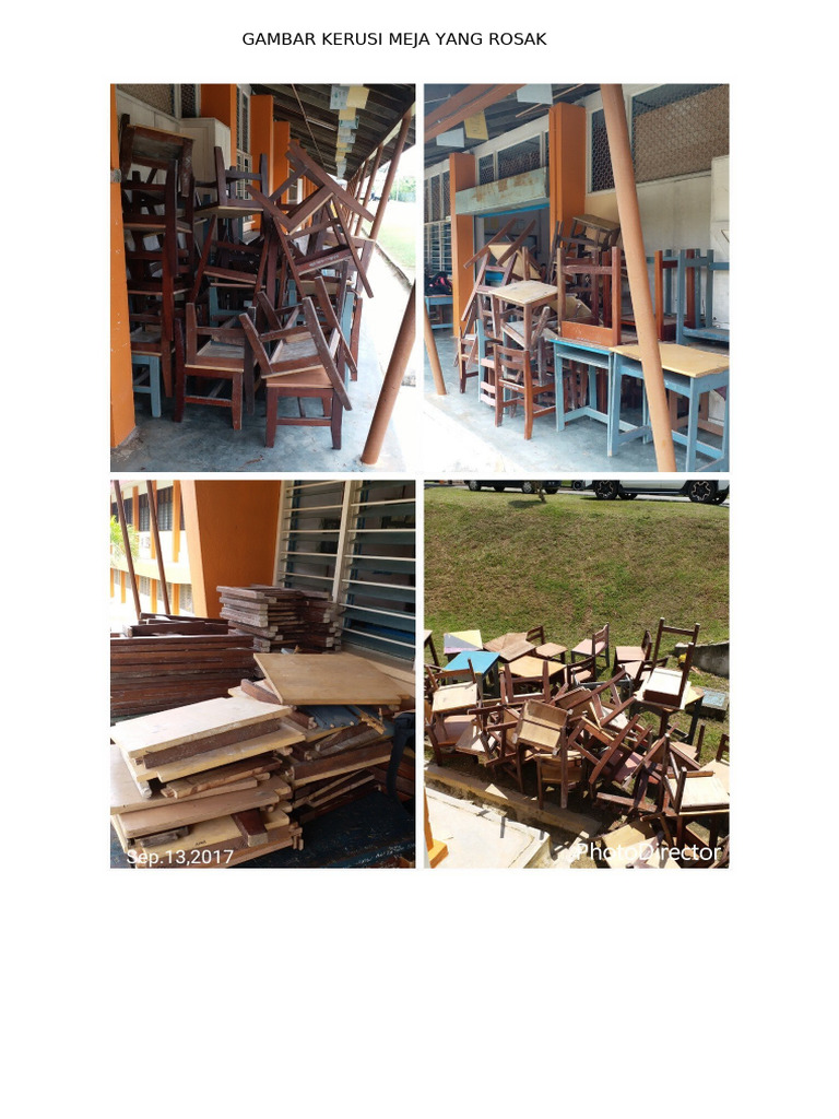 Gambar Kerusi Meja Rosak | PDF