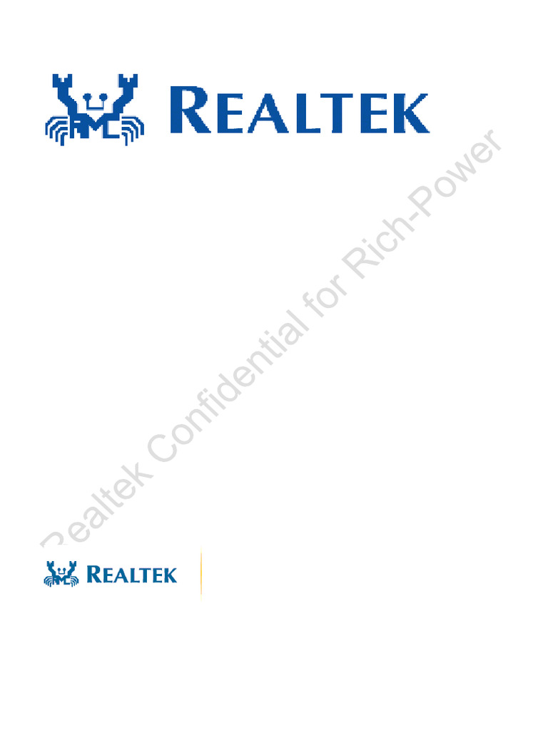 Realtek Semicon RTD2166 CG - C2891522 | PDF | Electrical Engineering ...
