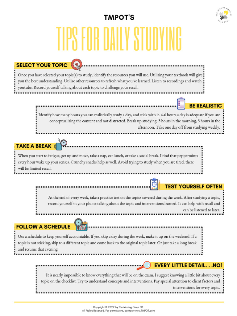 TMPOT-Topic-Checklist | PDF | Elbow | Aphasia