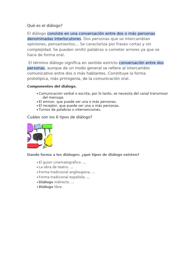 Diálogo | PDF