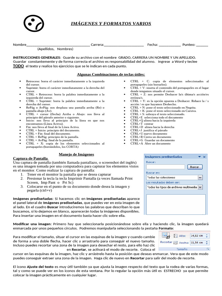 ejercicios repaso cei pc | PDF | Microsoft Excel | Archivo de computadora
