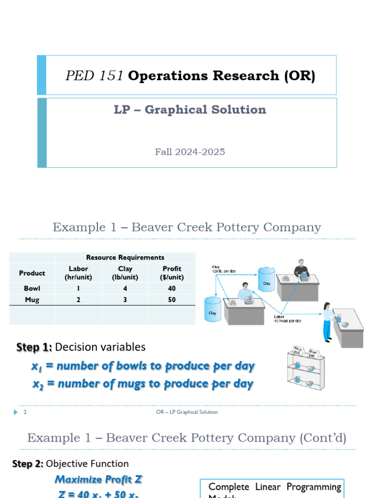 Or Lecture 3 Lp Graphical Solution Pdf Mathematical Optimization Linear Programming
