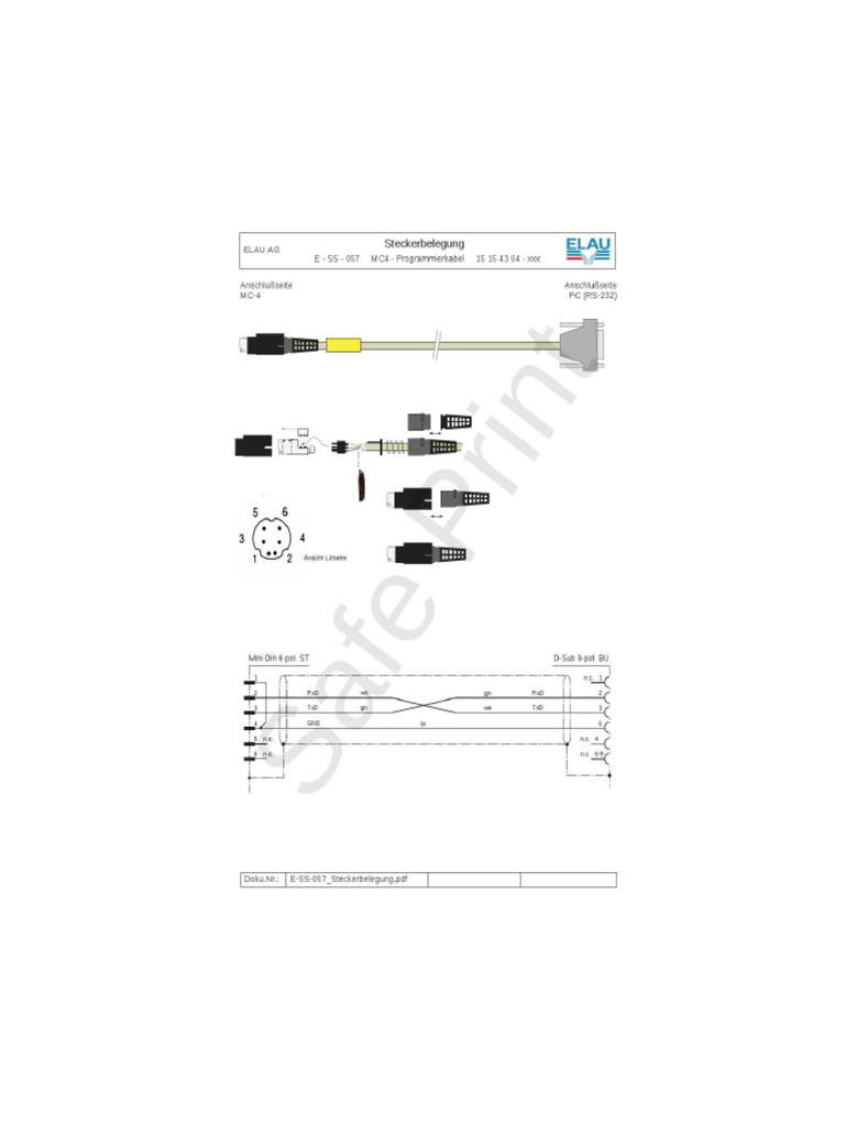 Safe Print Cable | PDF