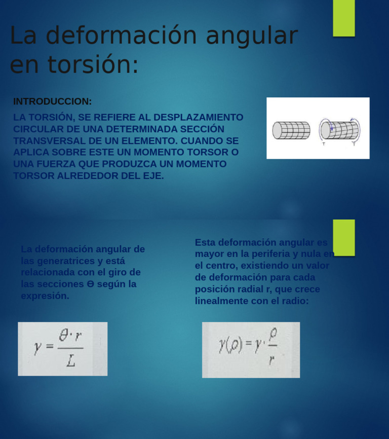 La Deformación Angular en Torsión JAIRO VARGAS | PDF