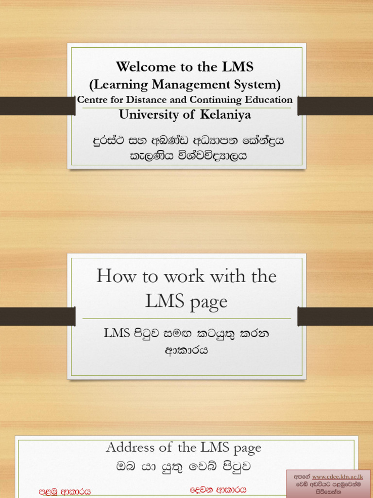 How To Manage Your LMS Page Students 2 | PDF | Teaching | Learning Methods