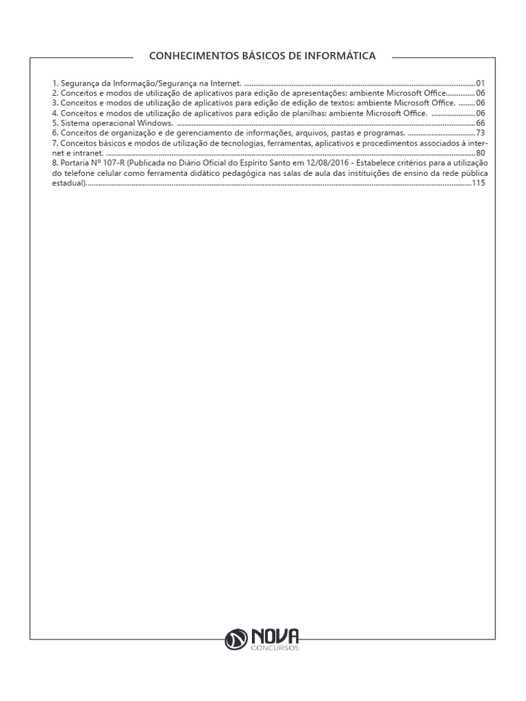 12.1 Revisao Pacote Officce Errata-sedu-es-pedagogo-conhecimentos ...