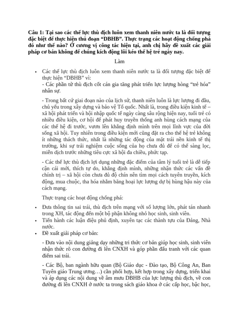 Đề cương QPAN 2 | PDF