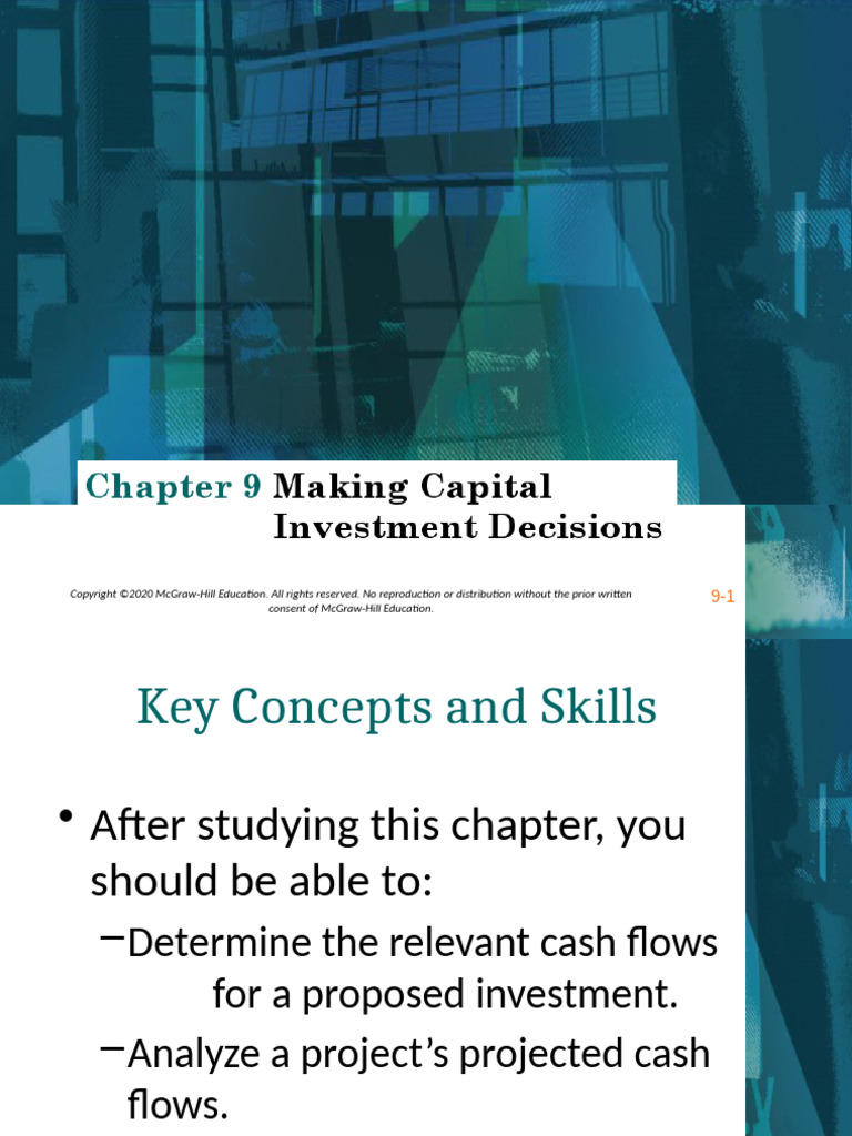 Ross - Chapter 9 - PowerPoint Slides | PDF | Depreciation | Net Present ...