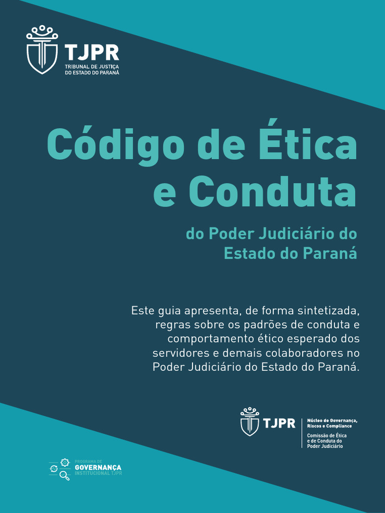 Código de Ética e Conduta Do Poder Judiciário | PDF | Estado | Poder ...