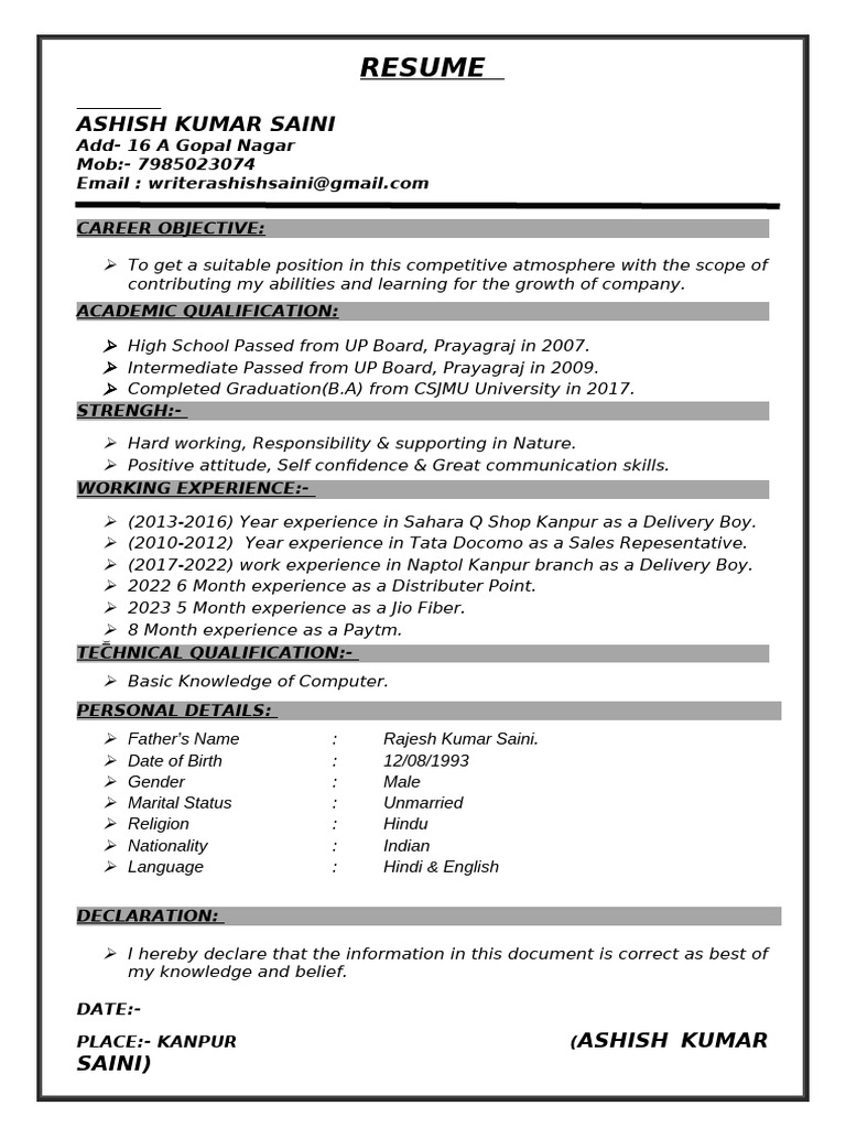 Ashish Kumar Saini | PDF