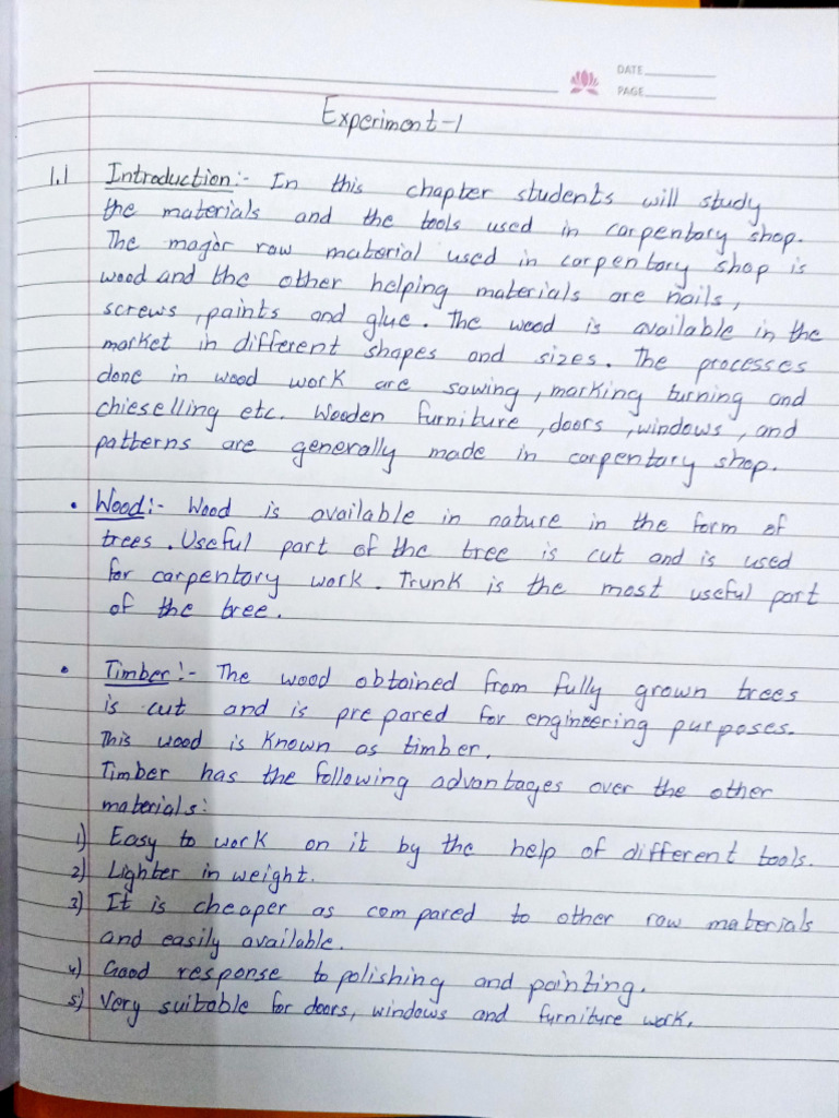 Workshop Exp 1 | PDF