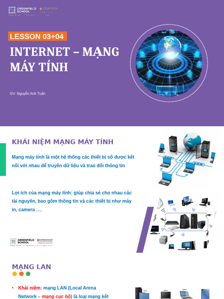 THQT K12 LS03 04 Internet M NG M y Tinh Giao TH C C C Thi T B | PDF