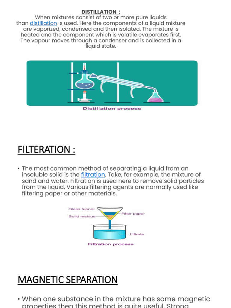 SEPARATION_TECHNIQUES | PDF | Mixture | Filtration