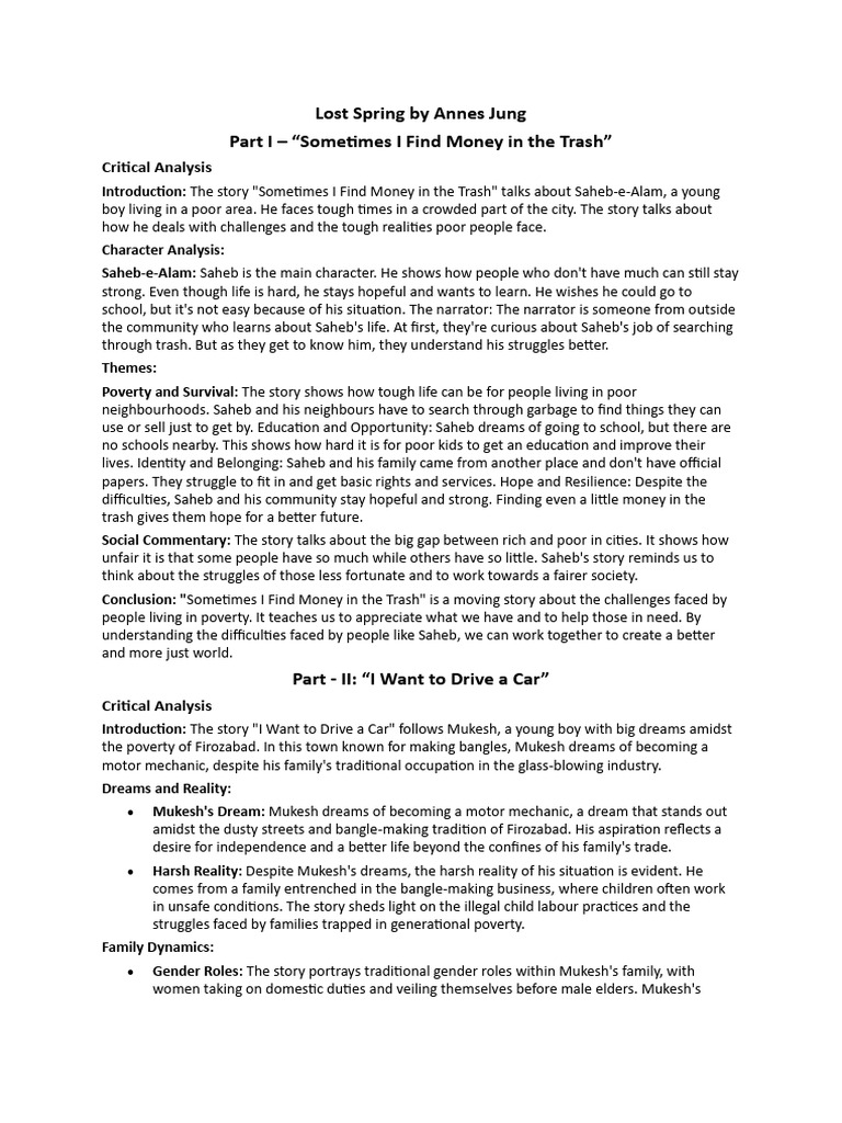 Lost Spring by Annes Jung | PDF | Social Psychology