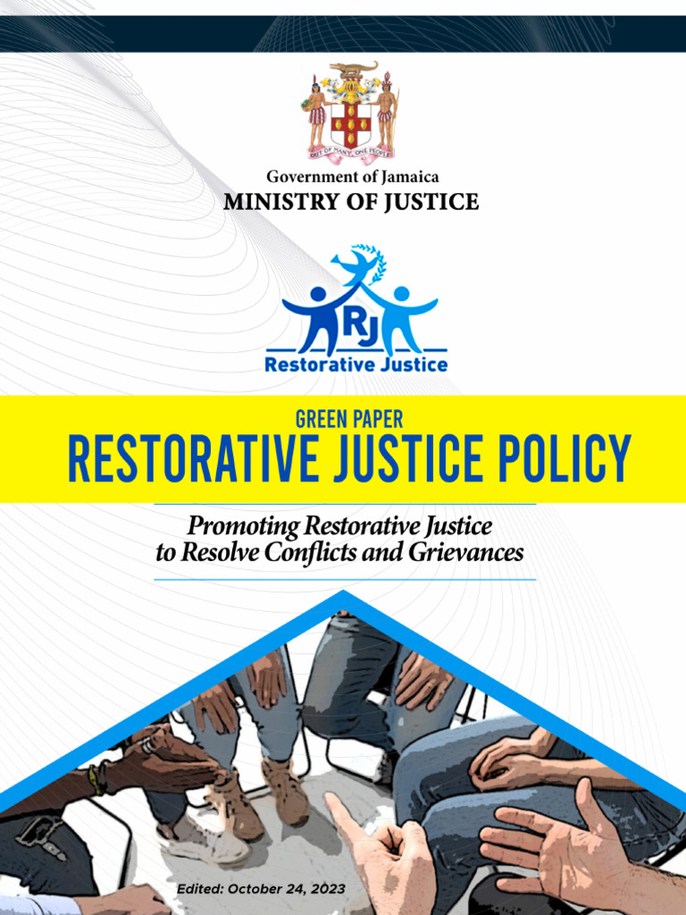 Green Paper Restorative Justice Policy Revised | PDF | Restorative Justice | Crimes