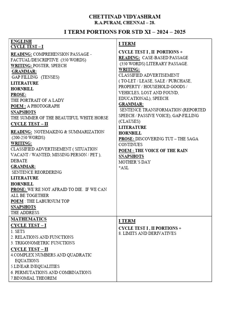 Portion Paper - Xi - I Term - Science Group | PDF | Logic Gate | Chemistry