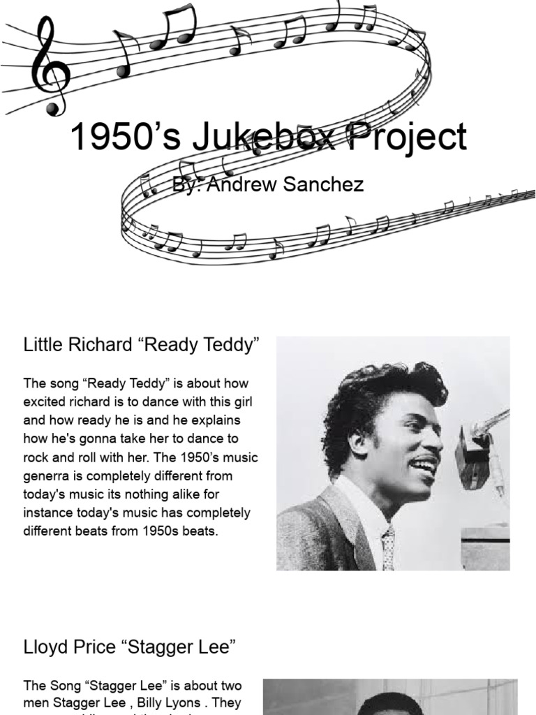 1950s Jukebox Music Analysis | PDF | Art