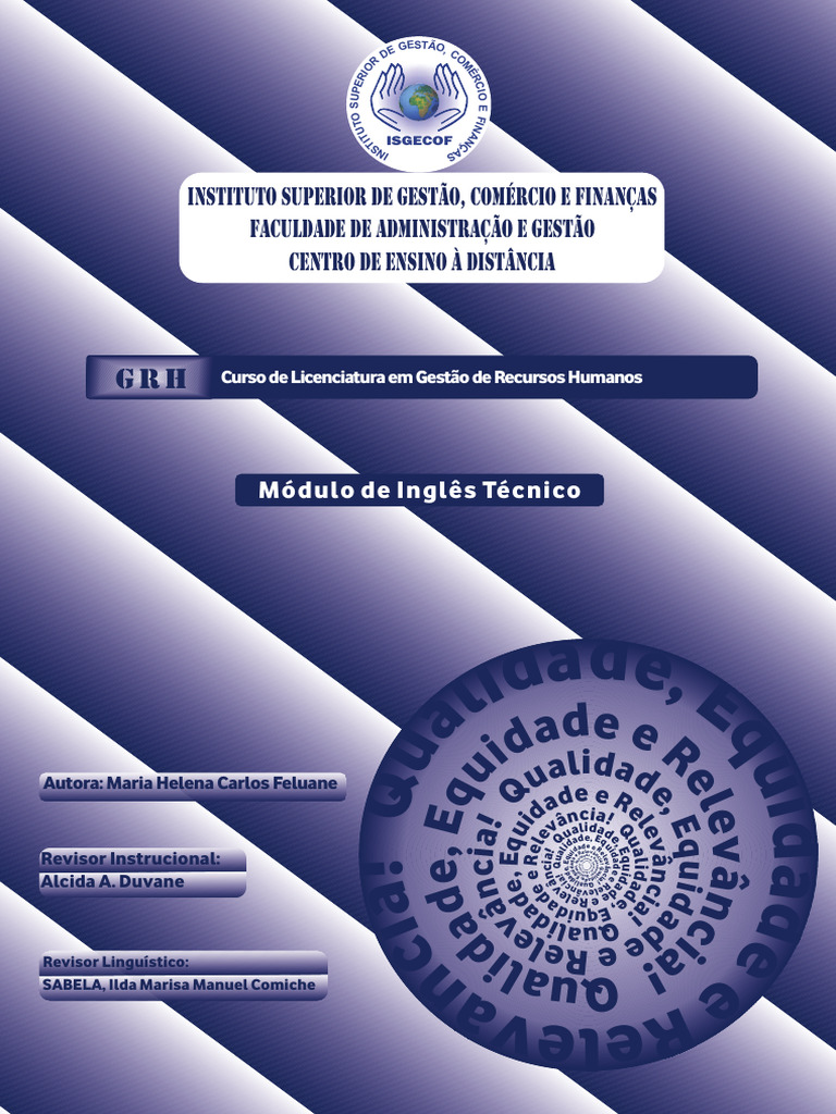 Technical English Module Ead Isgecof Grh | PDF | Human Resources ...