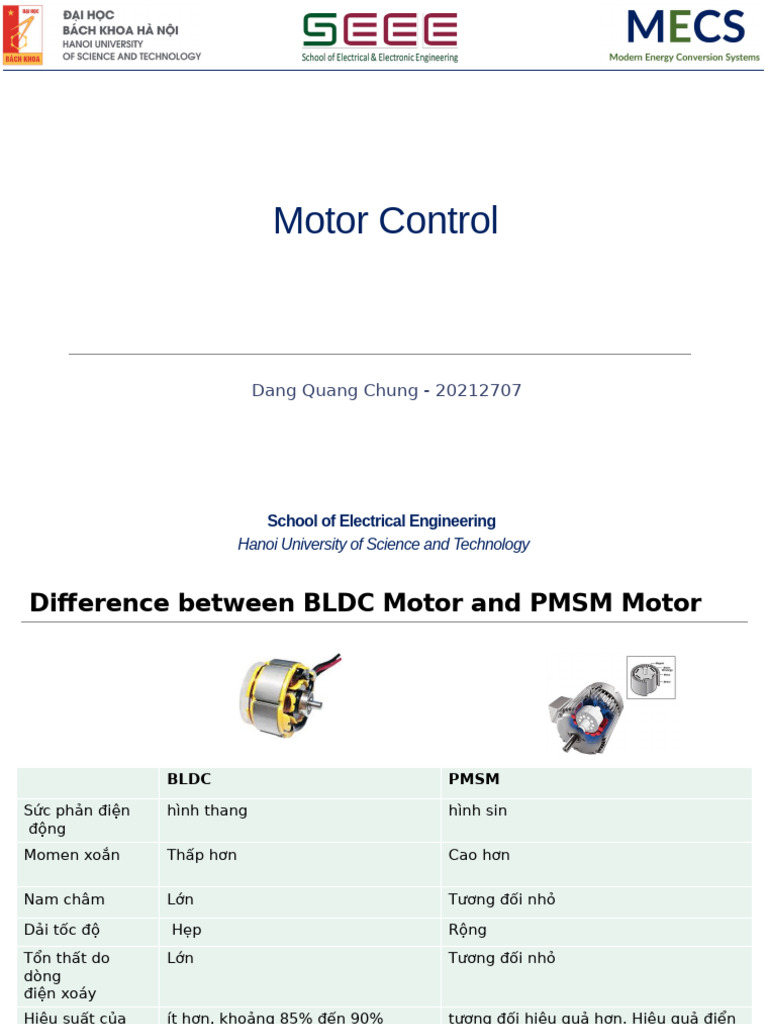PMSM Control | PDF
