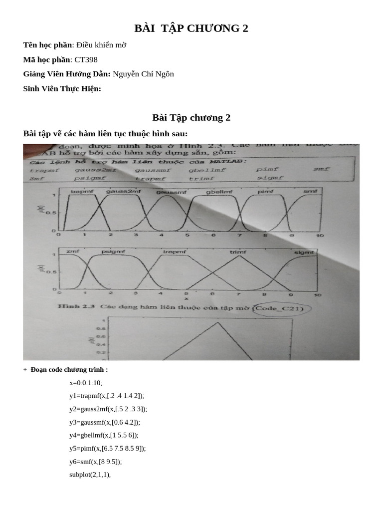 Bai Tap Chuong 2 | PDF