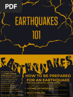 Earthquake Duck, Cover, and Hold Tips | PDF