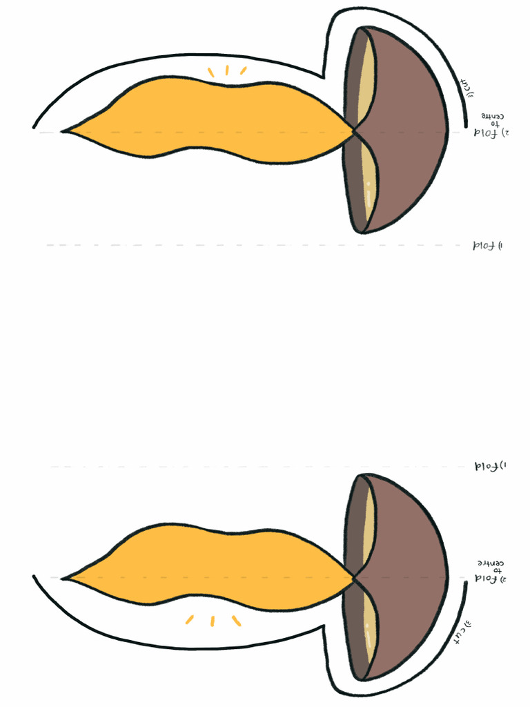 Diya Shaped Diwali Greeting Card Printable | PDF