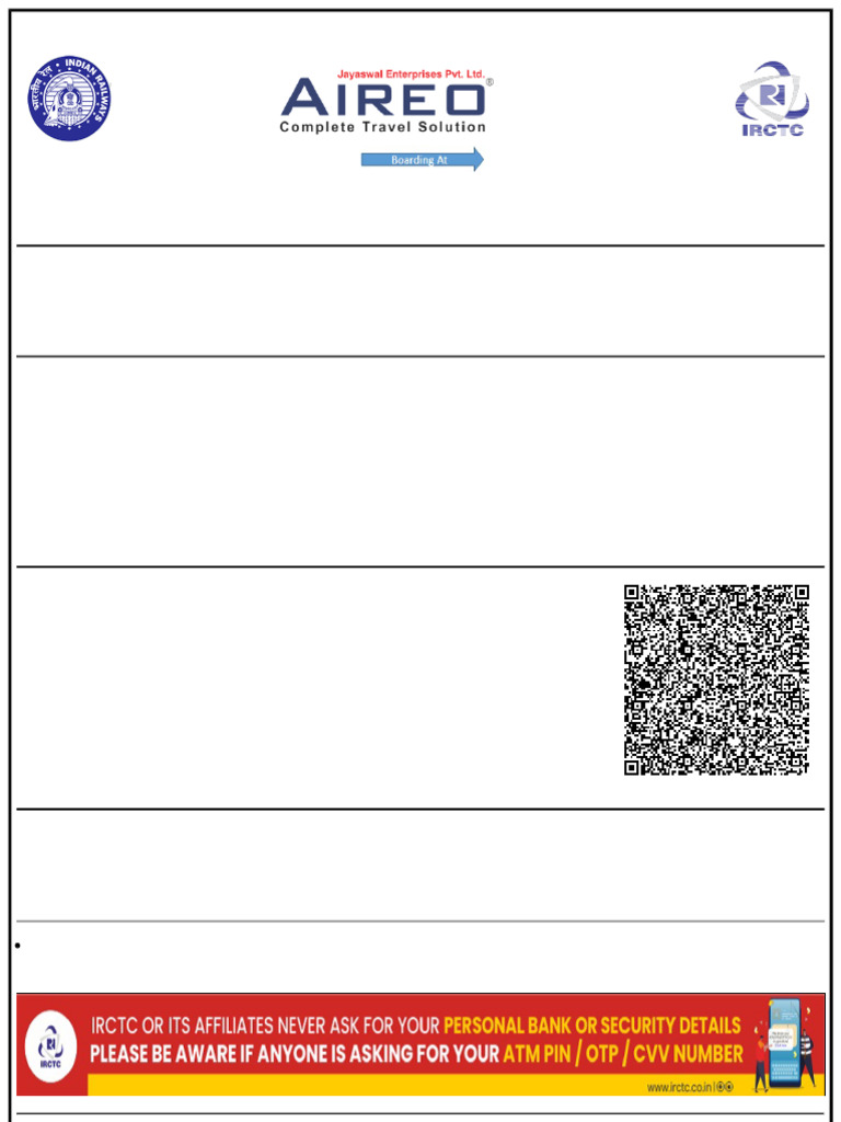 15 Oct - TVC To Pune - 3 | PDF | Identity Document