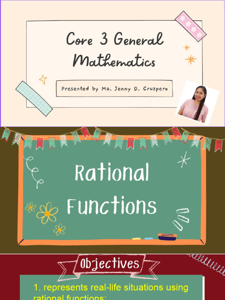 Rational Functions | PDF | Rational Number | Equations