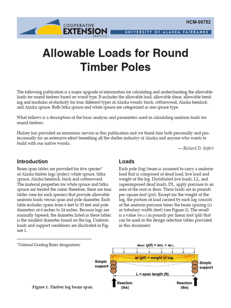 asd timber poles wood | PDF | Bending | Beam (Structure)