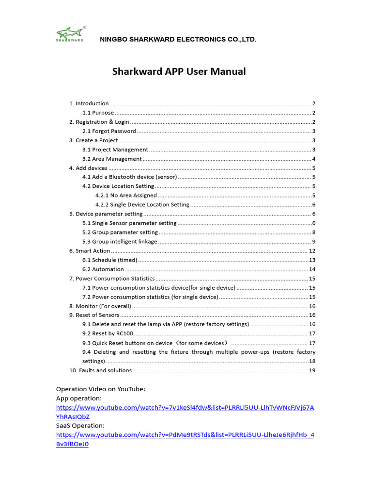 Sharkward APP User's Manual 2022 español michell y cia | PDF | Android (Operating System ...