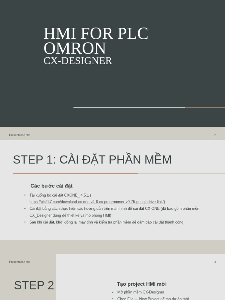HMI For PLC Omron | PDF