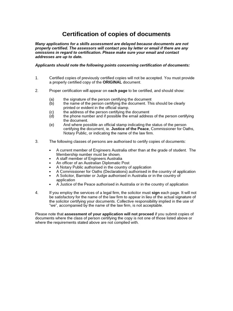 Certification of Copies of Documents | PDF | Notary Public | Practice Of Law