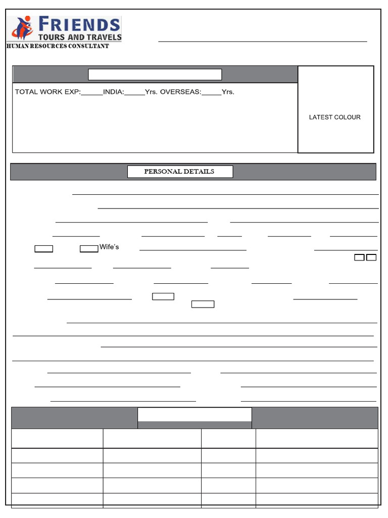 Application-Form FTT PDF | PDF | Travel Visa | Passport