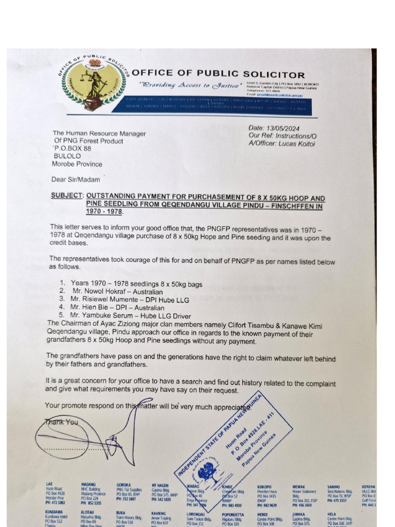 Letter | PDF