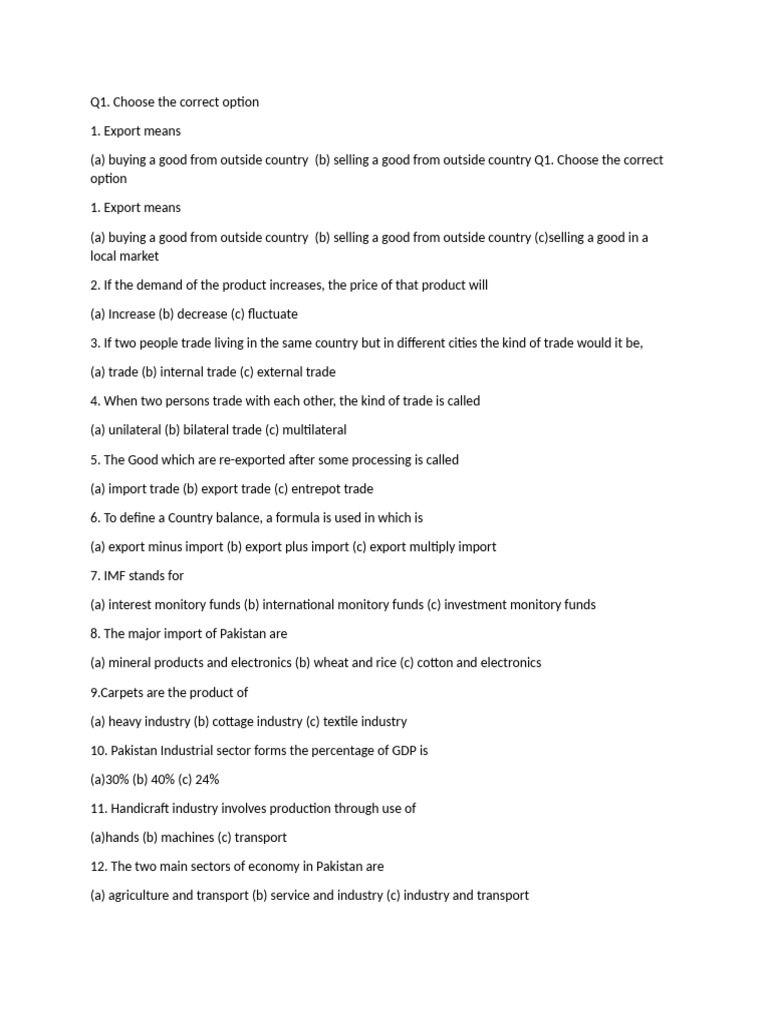 paper (1) | PDF | Exports | Economies